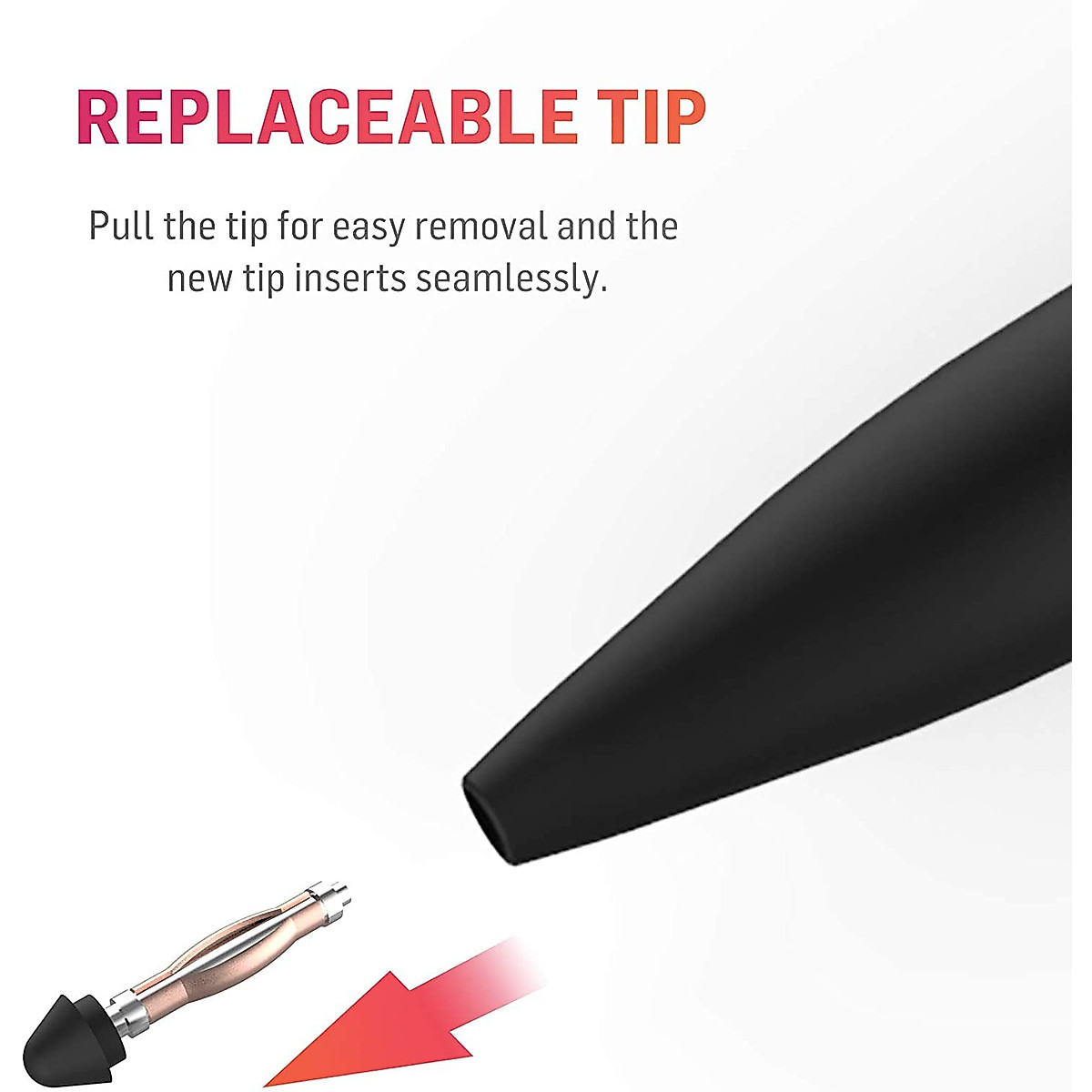 Adonit Note+ Digital Pencil with Palm Rejection, Pressure Sensitivity, Support Tilt Stylus for iPad Pro 3rd, 4th Gen (11/12.9 Inch), iPad 6, 7, 8th Gen, iPad Air 3, 4th Gen, iPad Mini 5th Gen (Black)