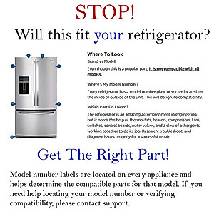 Supplying Demand W10715708 W11510803 Refrigerator Ice Maker Assembly Add-on Kit for 134A Model Specific Not Universal
