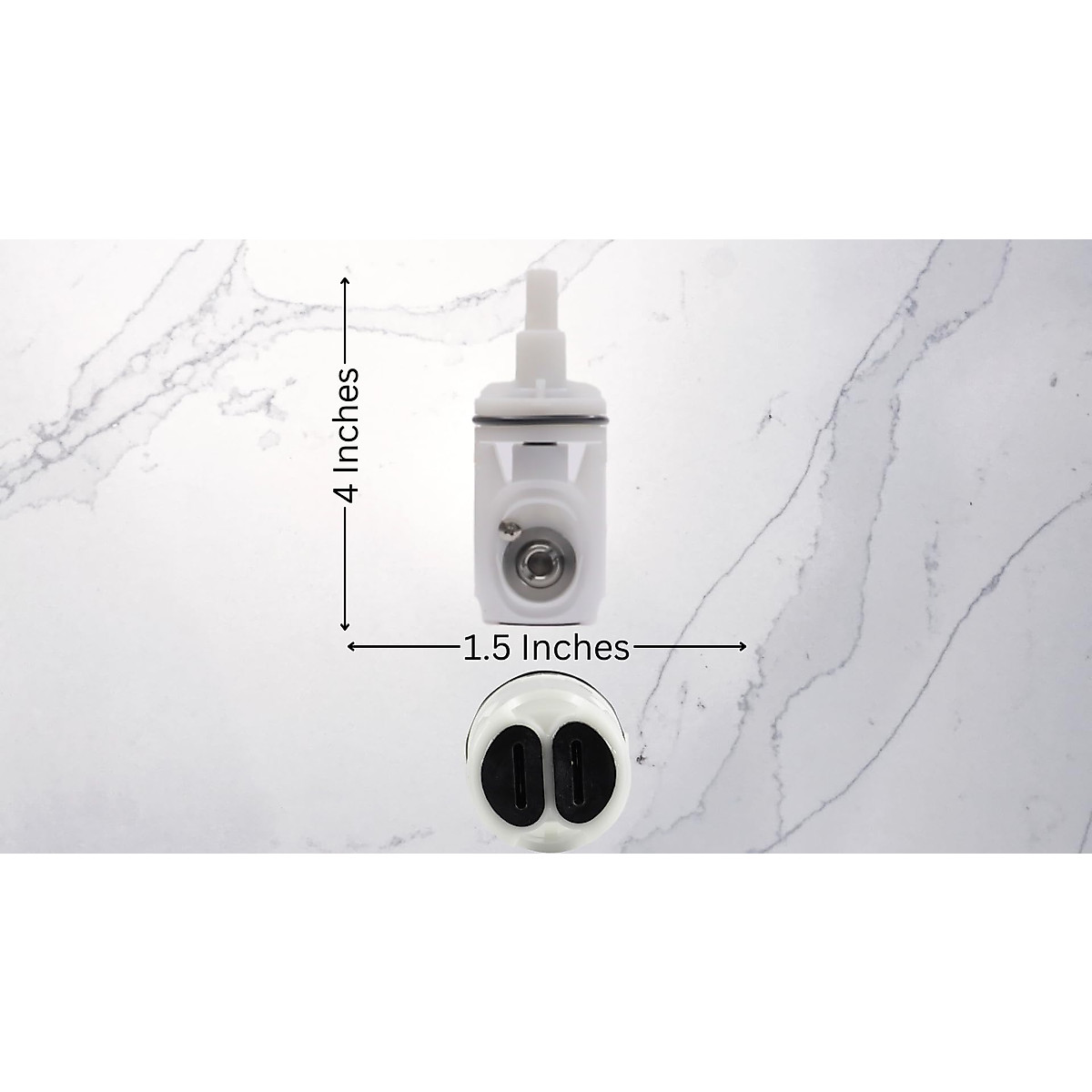 T & T Hardware Replacement Pressure Balance Cartridge for Valley Single Handle Shower V4268, White