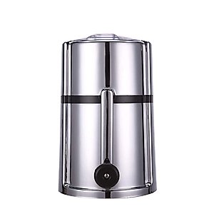 KUYYFDS Ice Maker Crushed Ice,Shaved Machine,Crushed Maker,Shaved Machine,Portable Maker,Snow Cone Maker,ice Slushie Machine,Manual Plastic Beneficial, Gray Ice Cube Makers