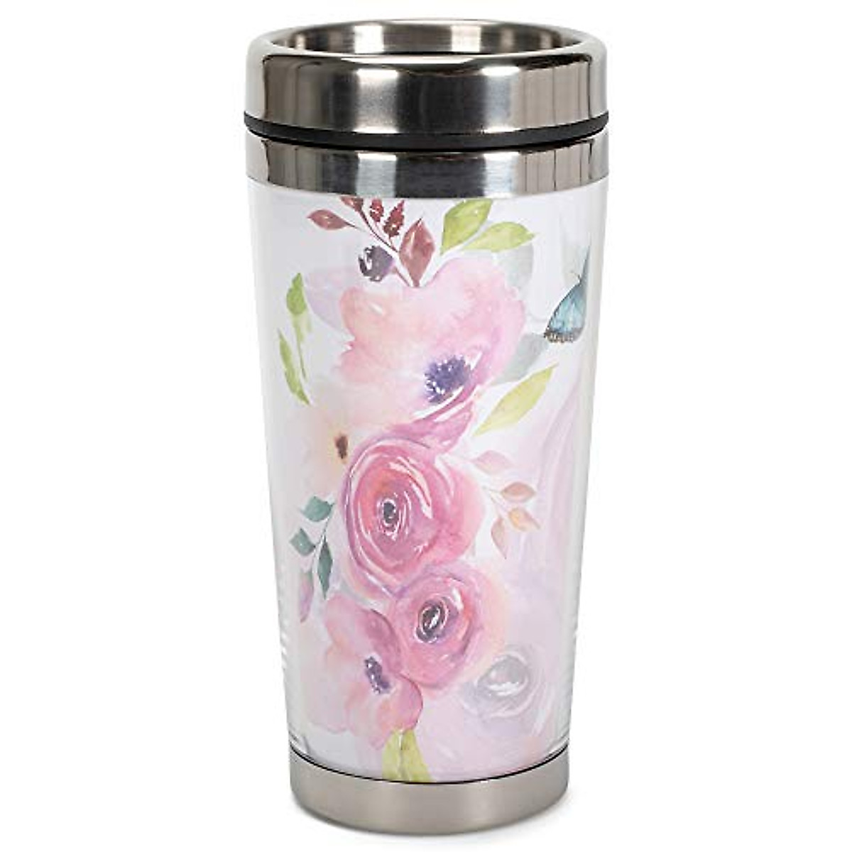 Elanze Designs Niece You are Loved 16 Oz Stainless Steel Travel Mug with Lid