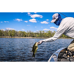 HOT SHOT Cooling Fishing Gaiter - UPF 50 Sun Protection – Breathable Face Mask