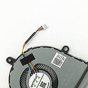 QUETTERLEE Replacement New Laptop CPU Cooling Fan for Dell Inspiron 3533 3583 3593 3585 5593 5594 3501 3505 vostro 3400 3401 3500 2021 3583 3584 Series 07MCD0 DFS531005MCOT FK39 PB7806S05HN2 DC5V Fan