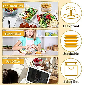 36 Pack Freezer Storage Containers with Lids, Reusable Twist Top Containers for Soup, Round Wide Mouth Lunch Jars, Freezer Deli Containers (8 oz)