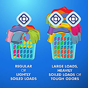 Arm & Hammer Plus OxiClean With Odor Blasters LAUNDRY DETERGENT 5-IN-1 Power Paks, 40CT (Packaging may vary)