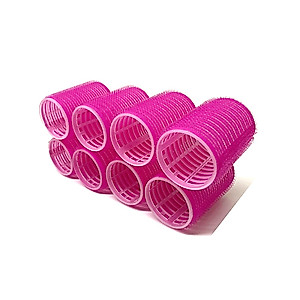 Large Self Grip Hair Rollers Pro Salon Hairdressing Curlers Assorted Colors