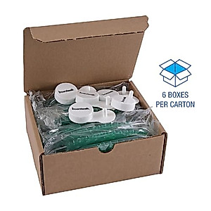 Boardwalk BWKCURVECMECT Solid Curve Air Freshener - Cucumber Melon Fragrance, Green (10/Box, 6 Boxes/Carton)