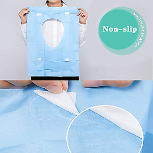 30 Counts Disposable Toilet Seat Covers,Individually Wrapped Waterproof Travel Toilet Seat Covers for Adult Pregnant,Kids Toddler Potty Training,Large Size 16x24 Inch