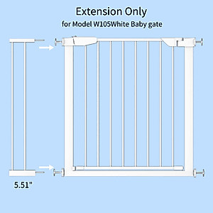 baby gate extension for fairy baby safety gate (14cm/5.5inch)