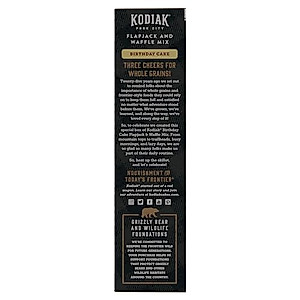 Kodiak Cakes Power Cakes - Protein Pancake Mix & Waffle Mix - 100% Whole Grain- Birthday Cake Flavor (Pack of 6)