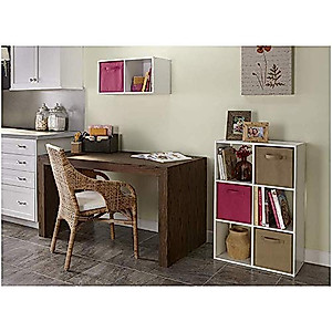 Closetmaid 899600 Decorative Home Stackable 6-Cube Cubeicals Organizer Storage, White (2 Pack)