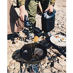 WaterPORT GoSpout 2 Gallon Portable Water Tank with Hose and Sprayer for Camping Showers, Rinsing Overlanding Gear, Vehicle Water Storage, Off Road Showers