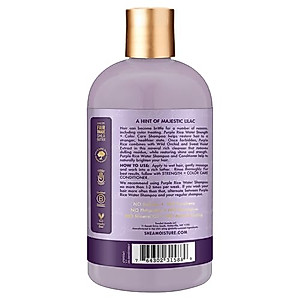 SheaMoisture Purple Rice Water Strength + Color Care Shampoo for Damaged Hair 13.5 fl ounce