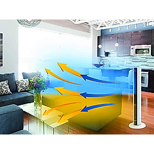 Lasko Fan & Space Heater Combo Tower, 42 inch, FH500 (Renewed)