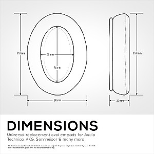Brainwavz Gaming Earpads Compatible with ATH M50X, Hyper X Cloud, Steelseries Arctis, G Pro X & Many More, with Cooling Gel & Soft Micro Suede for Extra Comfort