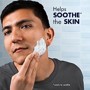 Gillette Series 3X Moisturizing Shave Gel, 6 Count, 7oz Each, Lubrication to Protect Against Irritation, Blue-White, 7 Ounce (Pack of 6)