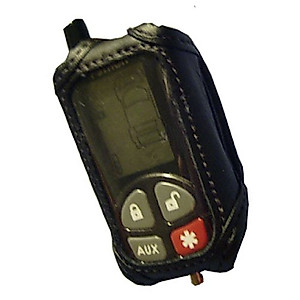 Leather Remote Cover / Case for Python 2-Way Remote Control Models 479P, 489P, 7341P & 7701P