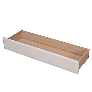 HAUSHECK Upholstered Bed Frame Queen Size with Teddy Fleece Headboard, Big Drawer, Smart LED Lights and 2 USB Ports, Modern Queen Platform Bed Frame w/Wooden Slats Support, No Box Spring Needed