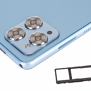 DAUERHAFT 10.1 Inch Tablet, 8GB RAM 256GB ROM Blue 16MP Rear Camera 10.1 Inch Tablet PC Quad Core Processor FHD Screen for Work for Learning (US Plug)