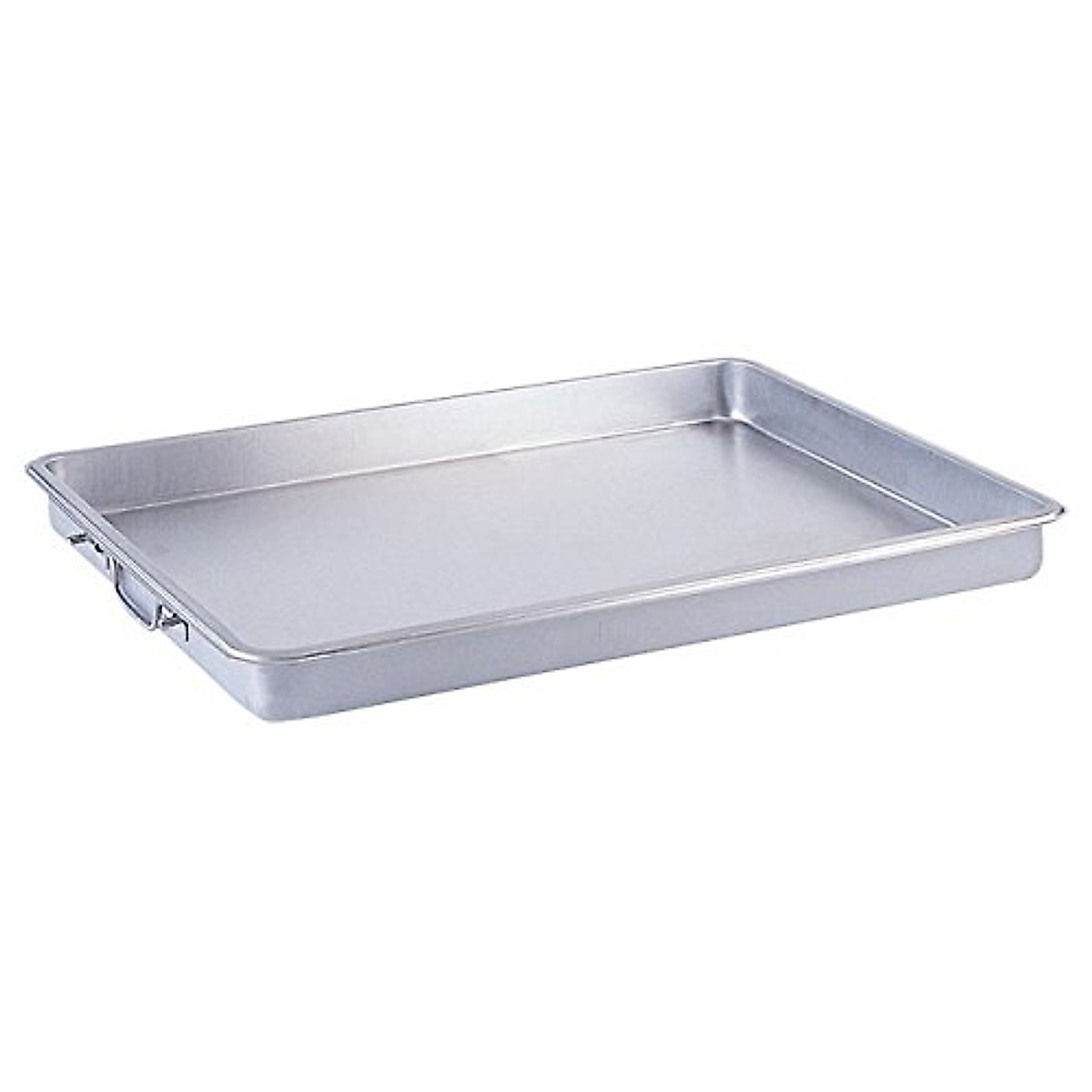 PROFESSIONAL W:19.69'' L: 27.56'' H: 3.15'' Commercial Stainless Steel Rectangular Large Hi-Side LOCK CLIPS Lasagna Baking Bakeware Roasting Cooking Sheet Tray Roaster Pan for Oven with lid and Handle
