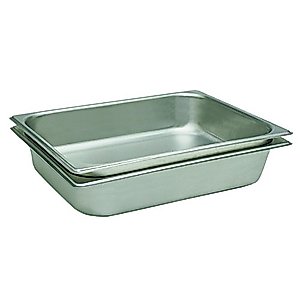 Update International STP-332 S/Steam Table Pan, Third Size, 2 1/2 in Deep, 304 S