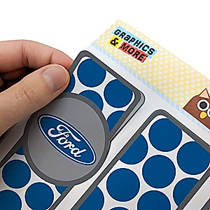 Ford Motor Company Blue Oval Logo Set of 3 Glossy Laminated Bookmarks