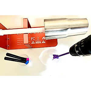 4pcs Epoxy Mixer Paddles 2pcs Silicon Brushes Epoxy Resin Mixer for Drill Paint Mixer Resin Stirrer Without Bubbles Glitter Resin Glazes Resin Molds Mixing Epoxy Tumblers Cups (Purple+Cyan)