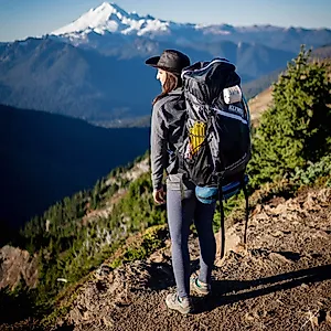 Klymit Motion Multi-Day Pack, Lightweight Multi-Day Hiking Backpack With Air Frame Technology, 60 L