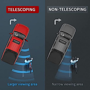 YITAMOTOR Power Folding Towing Mirrors Compatible with 2014-2018 Chevy Silverado GMC Sierra, Power Heated and Adjustable LED Turn Signal Light Tow Mirror Pair Set