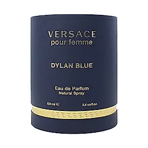 Versace Dylan Blue Pour Femme for Women Eau De Parfum Spray, 3.4 Oz