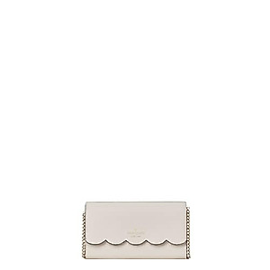Kate Spade New York Gemma Wallet on a Chain Shoulder Bag (Parchment)