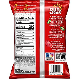 SunChips Garden Salsa Flavored Multigrain Snacks, 1.5-Ounce (Pack of 64)
