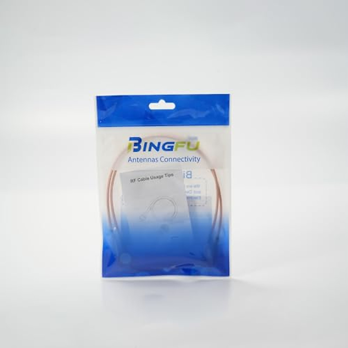 Bingfu WiFi Antenna Extension Cable (2-Pack) RP-SMA Male to RP-SMA Female Bulkhead Mount RG316 Cale 30cm 12 inch for WiFi Router Security IP Camera Wireless Mini PCI Express PCIE Network Card Adapter