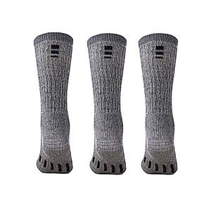 Merino Wool Hiking Socks for Men n Women - 3 Pairs