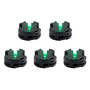 TISEKER 5 Pieces Green LED Units Set for Gundam Models Kit, MG LED Unit Set for Gundam 00 MG GN-X Light Up Certain Gundam Models