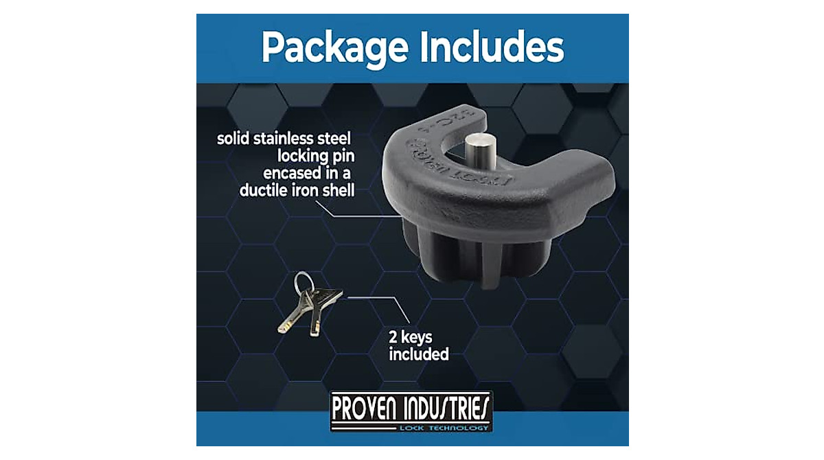 Proven Locks Model S175: Secure 2-inch Trailer Lock