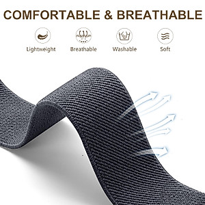 6 Pack No Gap Watch Bands Compatible with Samsung Galaxy Watch 6 5 4 40mm 44mm, 5 Pro 45mm Band, 4 Classic 42mm 46mm, Sport Elastic Nylon Stretchy Strap for Women Men