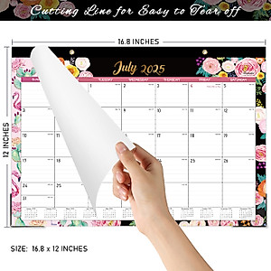 2023 Desk Calendar - 12 Monthly Desk/Wall Calendar 2023, January 2023 - December 2023, 16.8" x 12" Monthly Desk Calendar Pad with Corner Protectors, Thick Paper, Ruled Blocks