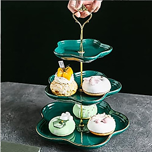 6 Sets Cake Tray Stand Handle, BetterJonny 3 Tier Cake Stand Fittings Hardware Holder for Wedding and Party Making Resin Cupcake Dessert Platter Stand