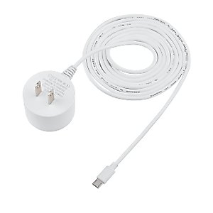 Vebner 6ft Power Adapter Compatible with Google Home Mini Power Cable - Micro B Power Adapter (Long)