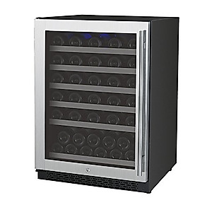 Allavino Wine Refrigerator, 56 Bottle, Stainless Steel