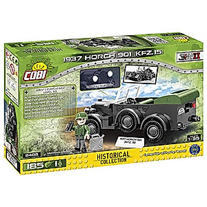 COBI Historical Collection 1937 Horch 901 (Kfz.15) German Off-Road Car, Black