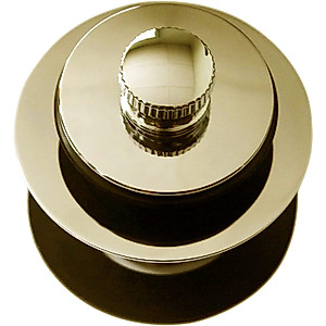 Westbrass Twist & Close Sch. 40 ABS Plumber's Pack with Two-Hole Elbow, Polished Brass, D544-01