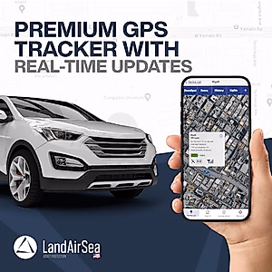LandAirSea 54 GPS Tracker - Made in the USA from Domestic & Imported Parts. Long Battery, Magnetic, Waterproof, Global Tracking. Subscription Required