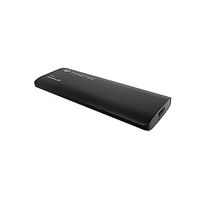 Timetec 2TB Portable External SSD USB3.2 Gen2 Type C Up to 550MB/s Ultra-Light Aluminum Mini External Solid State Drive with USB C to A Cable/USB A to C Adapter for Desktops/Laptop/Mac/Mobile - Black