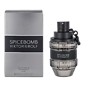 Viktor and Rolf Spicebomb Eau de Toilette Spray for Men, 1.7 Ounce