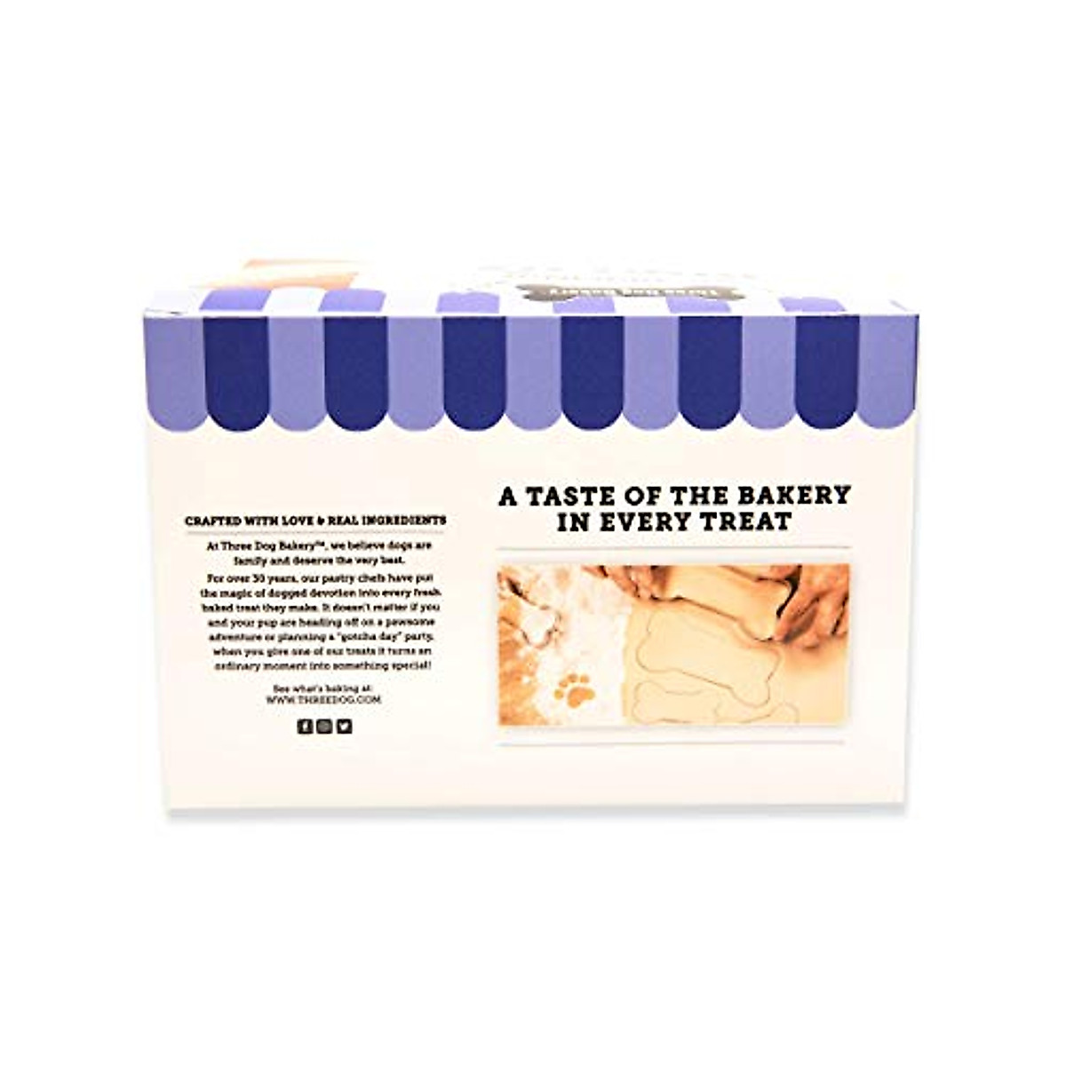 Three Dog Bakery Lick'n Crunch Sandwich Cookies Premium Dog Treats with No Artificial Flavors, Carob/Peanut Butter, Golden/Vanilla, and Golden/Peanut Butter, 39 Ounces (Pack of 1)