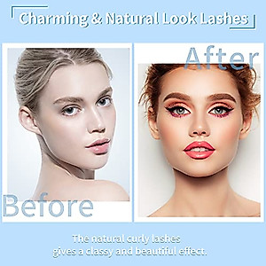 Magnetic Eyelashes and Eyeliner Kit, 7 Pairs Magnetic Lashes 3D Natural Look with Eyeliner and Tweezers, Reusable False Eyelashes Easy to Wear, No Glue Needed, Lightweight & Sweatproof (7 Pairs)