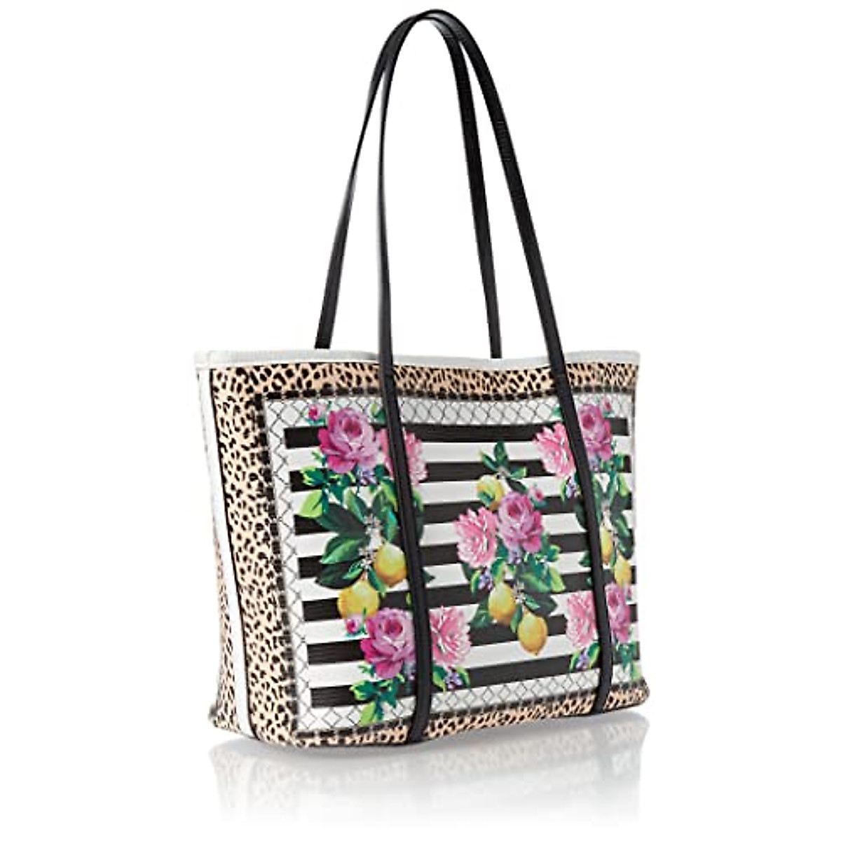 Betsey Johnson Amazing Tote Bag, Black/White