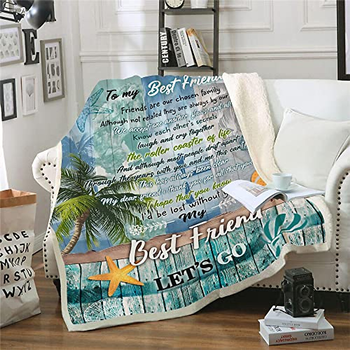 Best Friendship Blanket BFF Friend Gifts for Women,Best Friend Christmas Birthday Gifts, Bestie Gifts for Women,to My Best Friend Blanket,Gifts for Women,Best Friends Birthday Gifts Throw Blanket